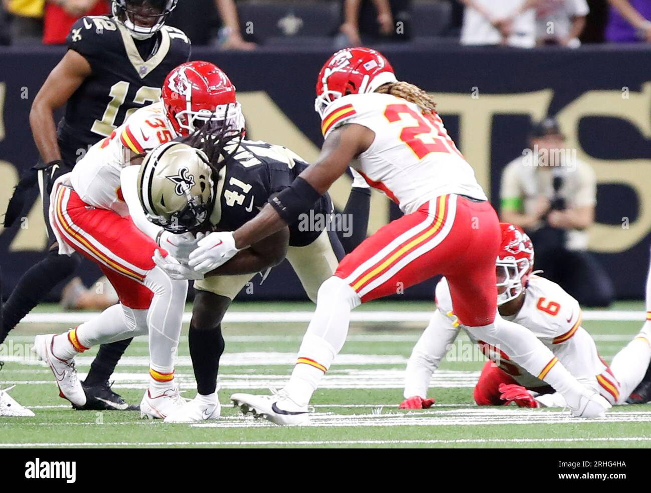 New Orleans, USA. 13th Aug, 2023. Kansas City Chiefs cornerback Jaylen ...
