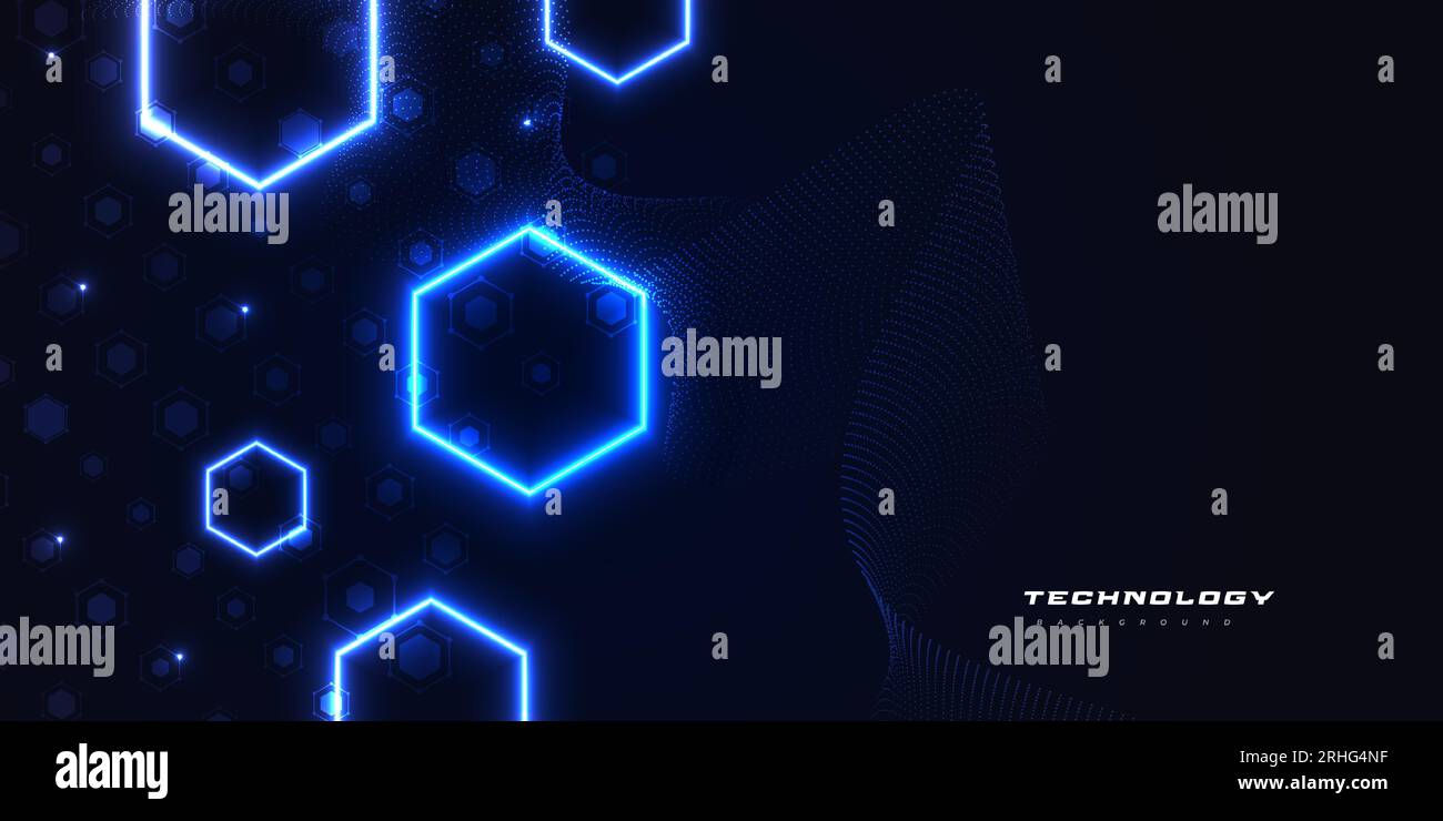 Abstract Futuristic Artificial Intelligence Technology Background. Big ...