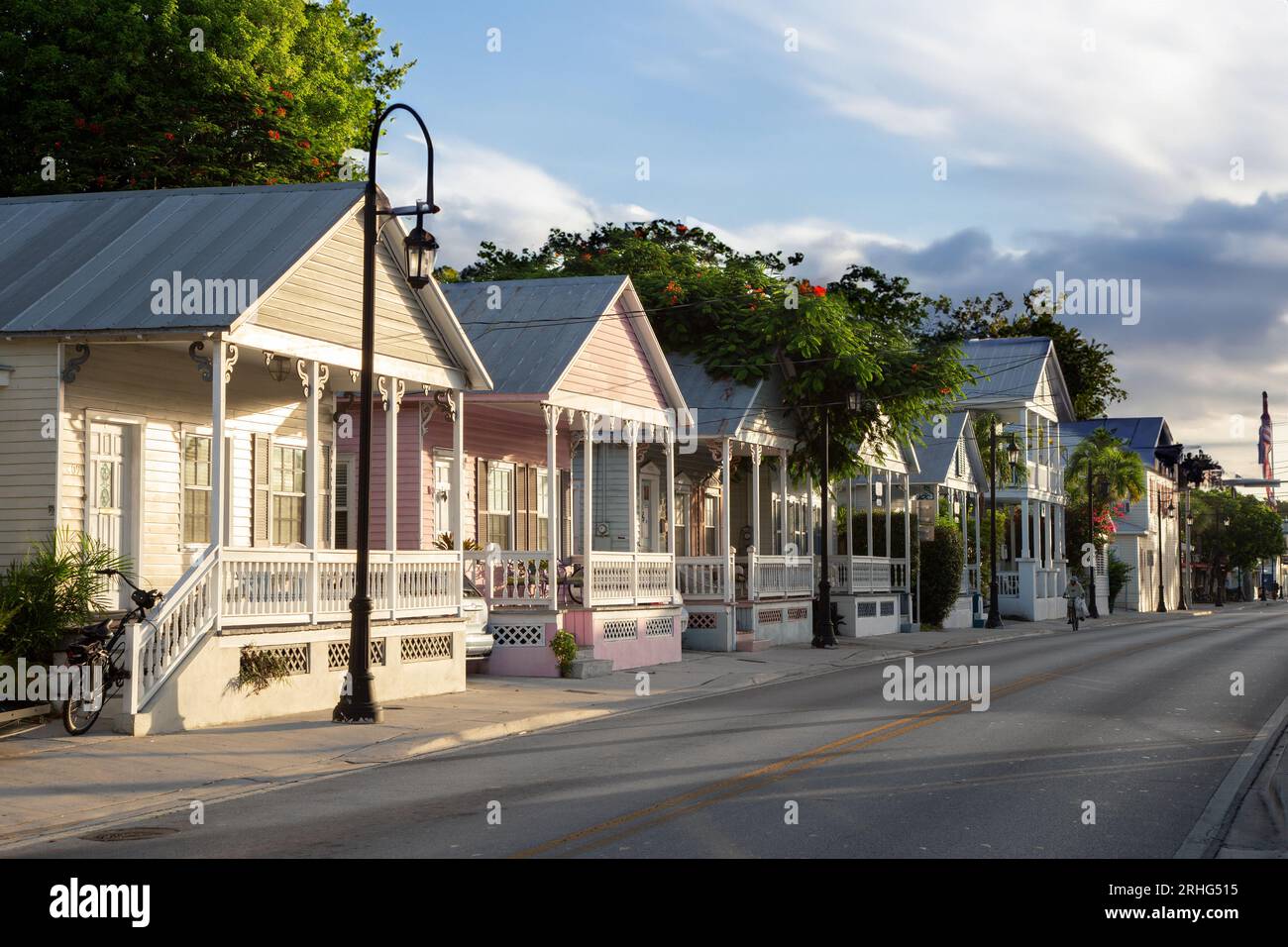 Key West, USA - August 27, 2014: typical wooden historic architecture ...