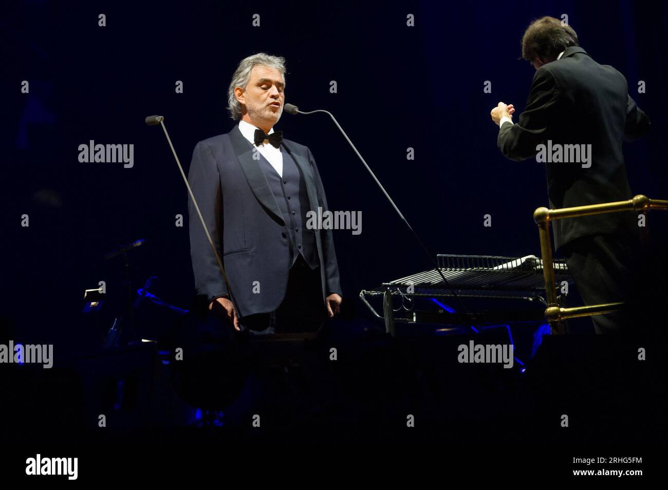 London, UK. 20 Nov 2014. Italian Tenor Andrea Bocelli performs at O2 ...