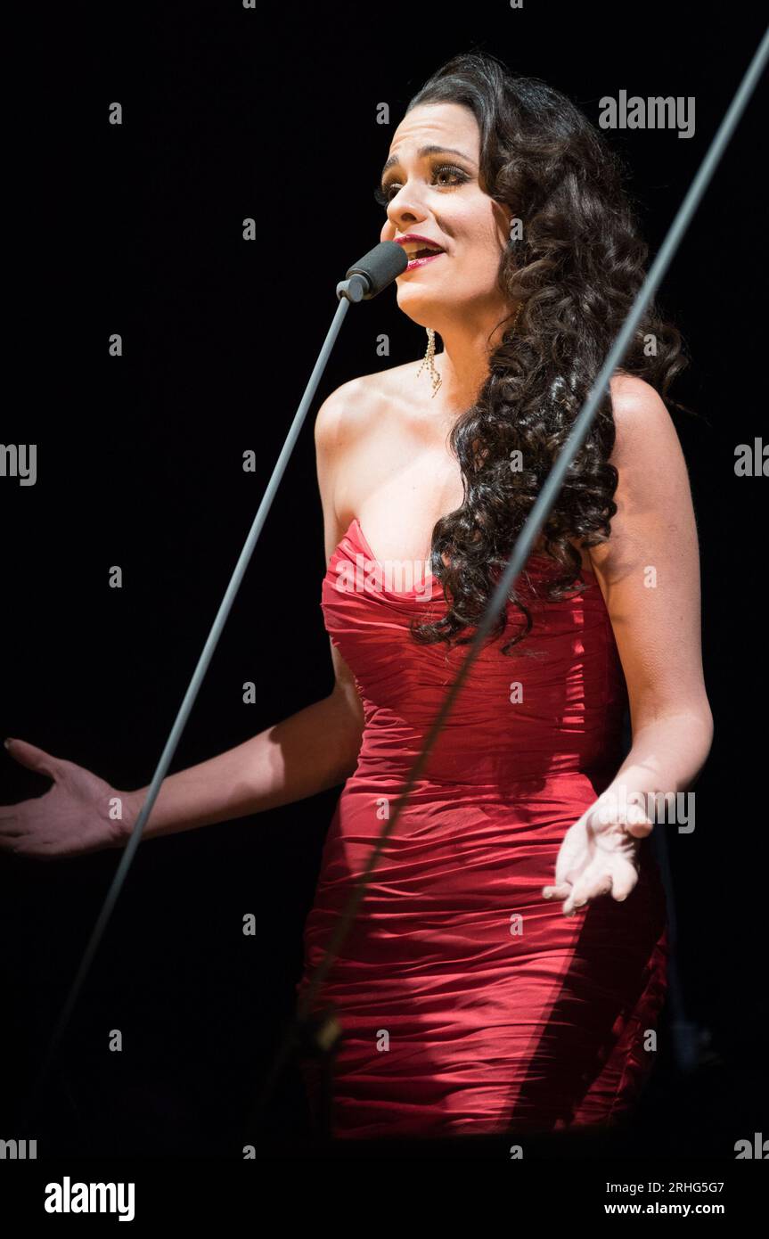 London, UK. 20 Nov 2014. Soprano Maria Aleida performs with Italian ...