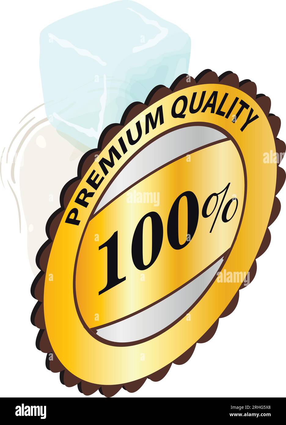 Dental service icon isometric vector. Ice cube on human tooth and ...