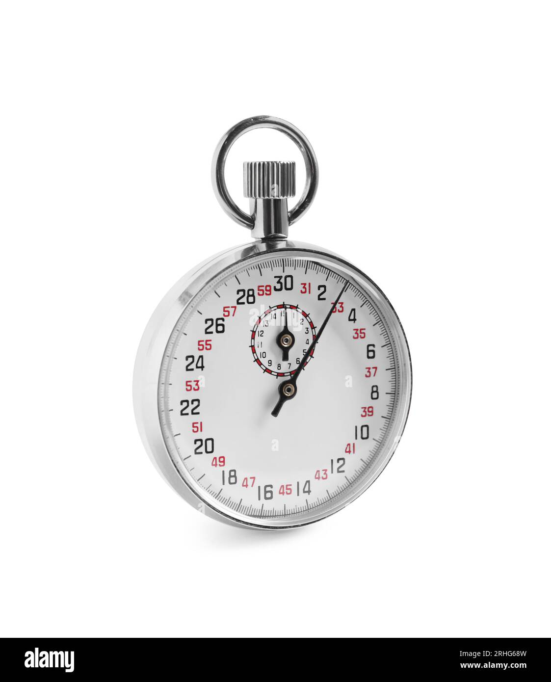 Vintage timer isolated on white. Measuring tool Stock Photo - Alamy