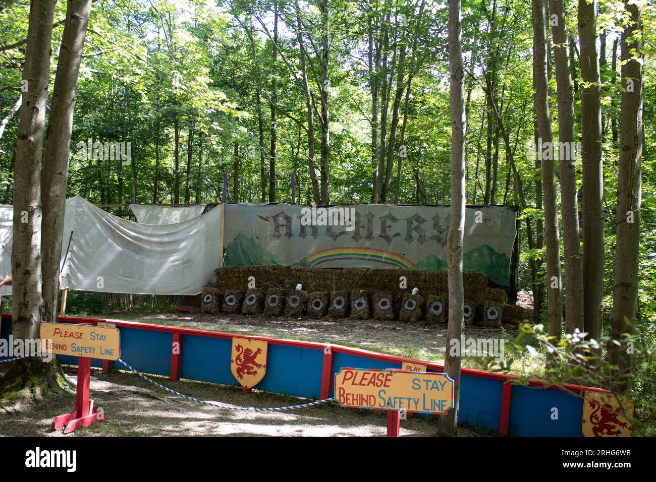 At the Medieval Faire Stock Photo - Alamy