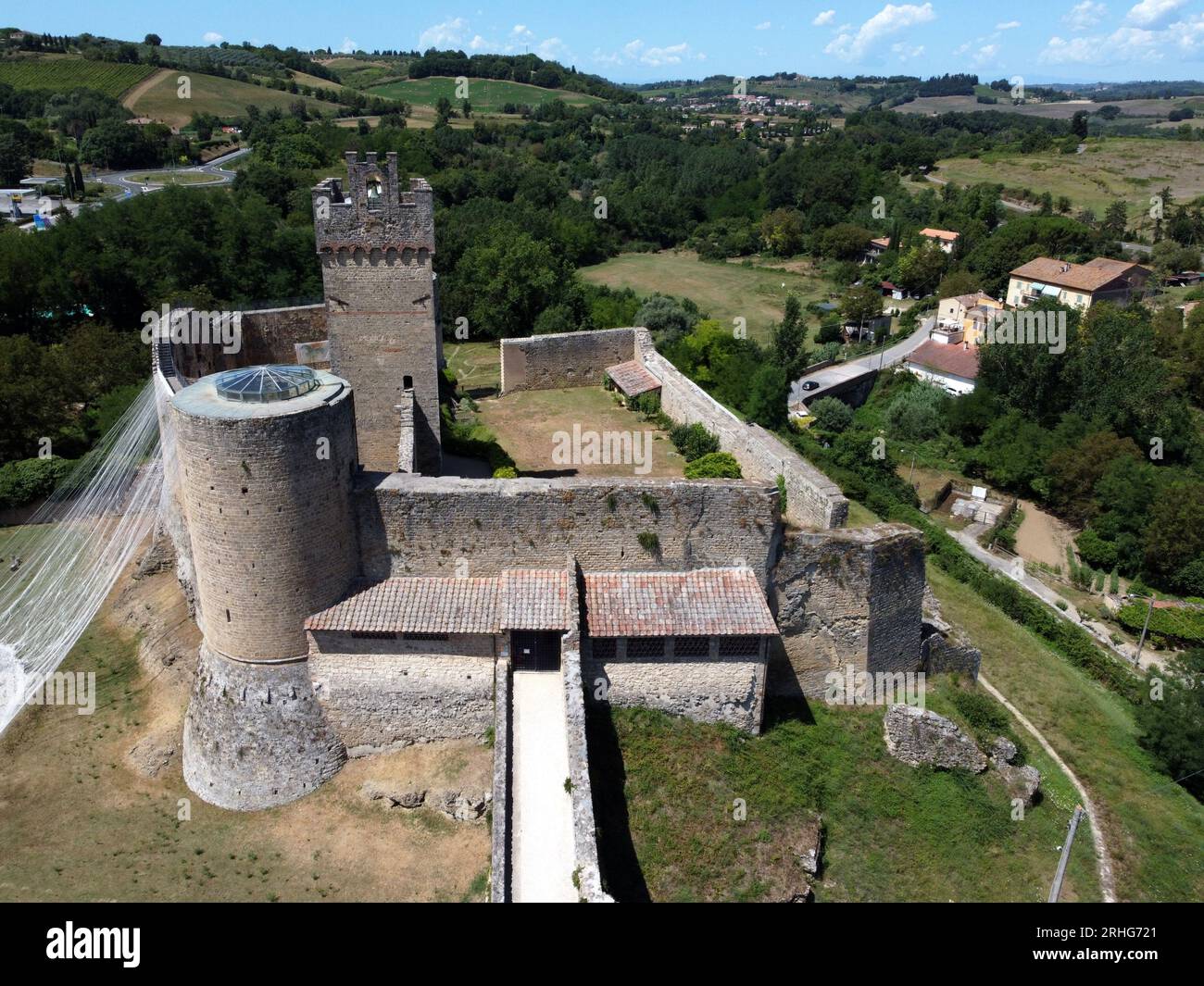 Castle of staggia hi-res stock photography and images - Alamy
