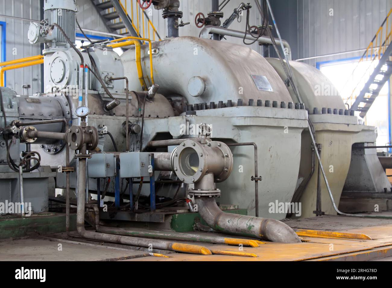 blast furnace TRT Unit in a power plant, north china Stock Photo - Alamy