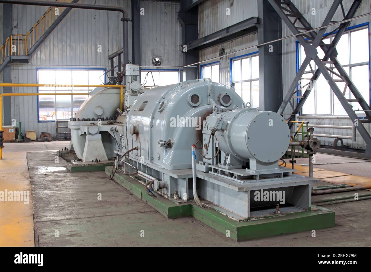blast furnace TRT Unit in a power plant, north china Stock Photo - Alamy