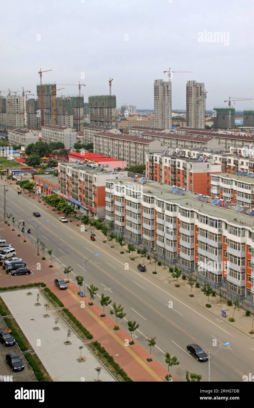 small city architecture landscape in China Stock Photo - Alamy