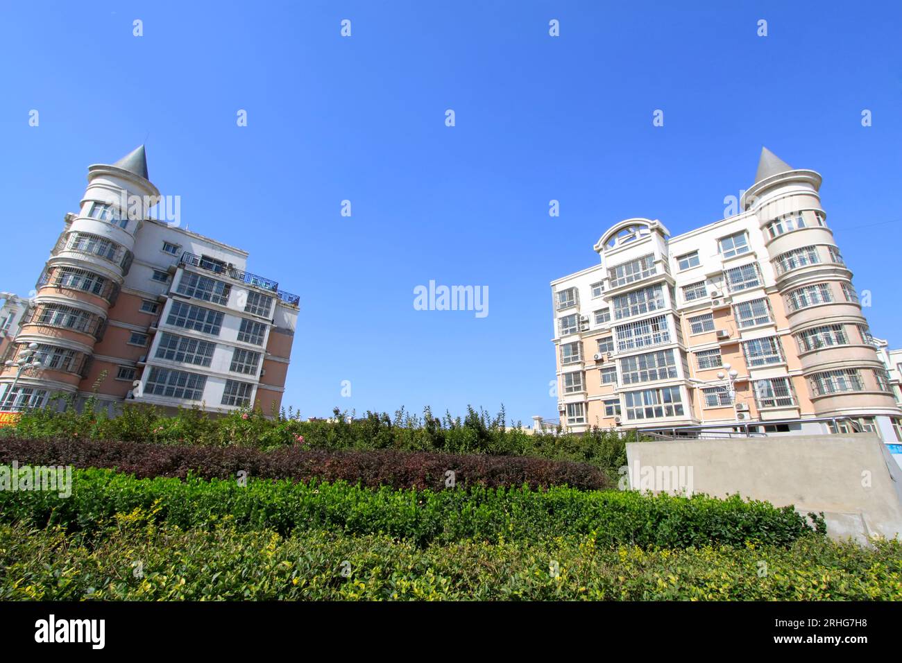 residents living area landscape architecture, in Hebei Province, China ...