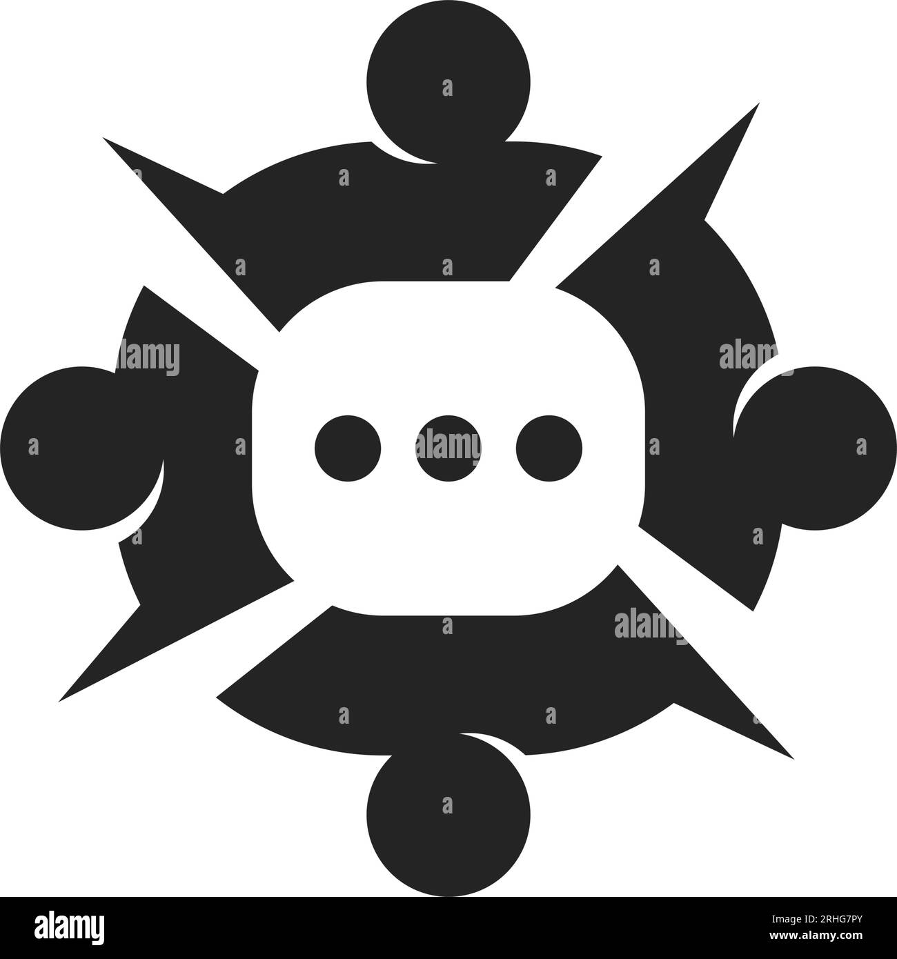 group logo template Isolated. Brand Identity. Icon Abstract Vector ...