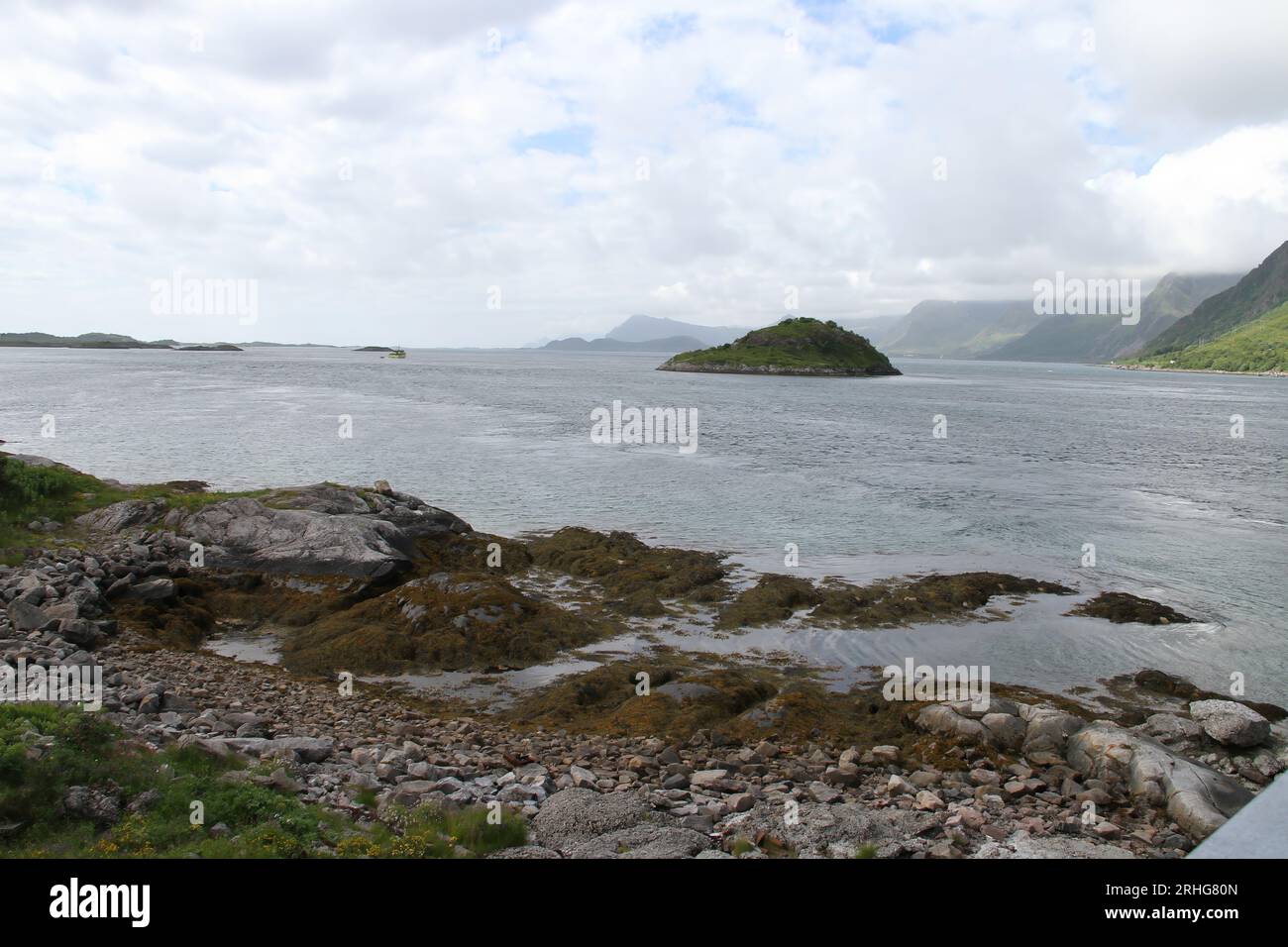 Lofoten peninsula, Norway, Mountains, lakes, and fjords Stock Photo - Alamy