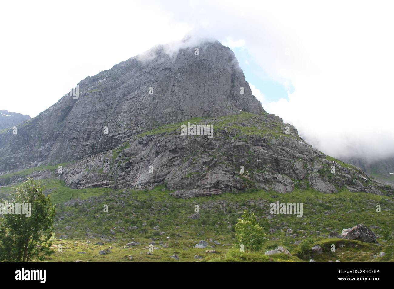 Lofoten peninsula, Norway, Mountains, lakes, and fjords Stock Photo - Alamy