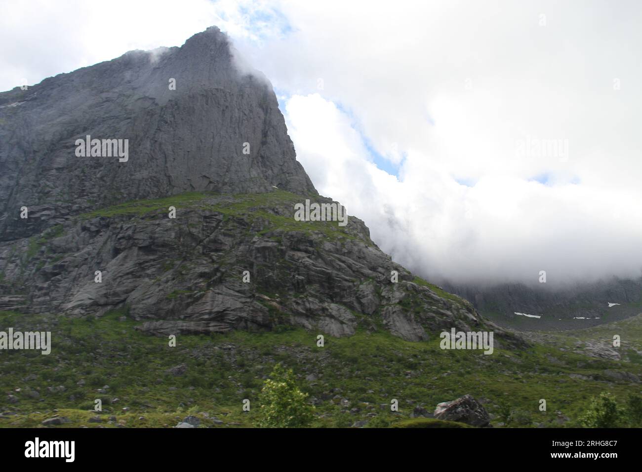 Lofoten peninsula, Norway, Mountains, lakes, and fjords Stock Photo - Alamy