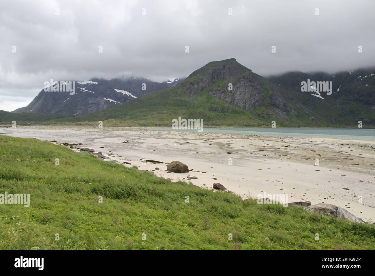 Lofoten peninsula, Norway, Mountains, lakes, and fjords Stock Photo - Alamy