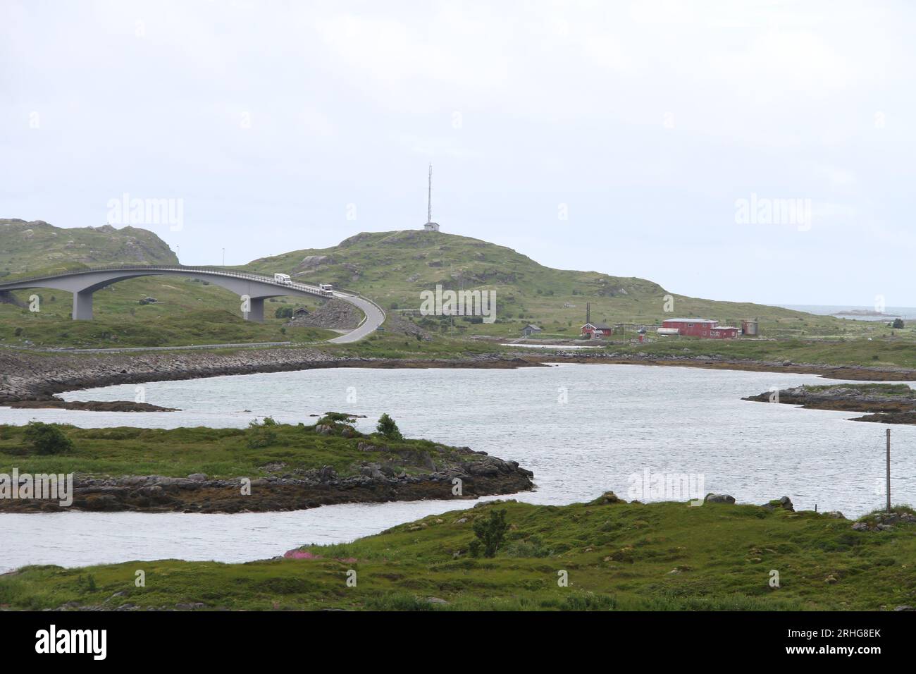 Lofoten peninsula, Norway, Mountains, lakes, and fjords Stock Photo - Alamy