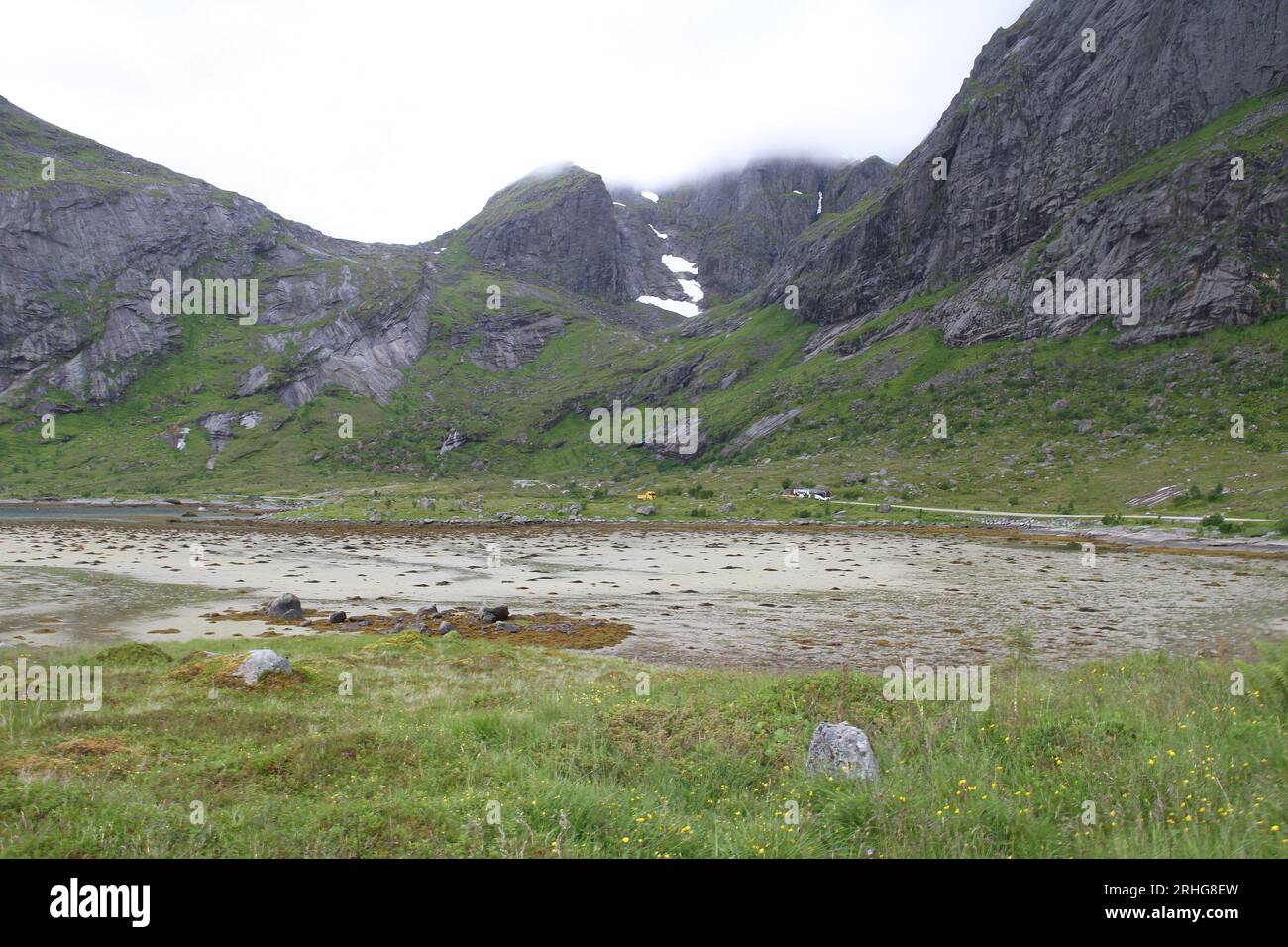 Lofoten peninsula, Norway, Mountains, lakes, and fjords Stock Photo - Alamy