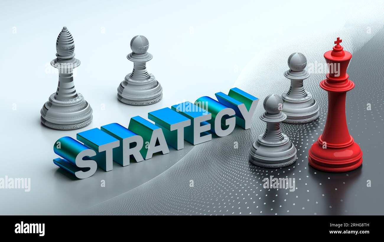 Chess and business strategy Stock Photo - Alamy