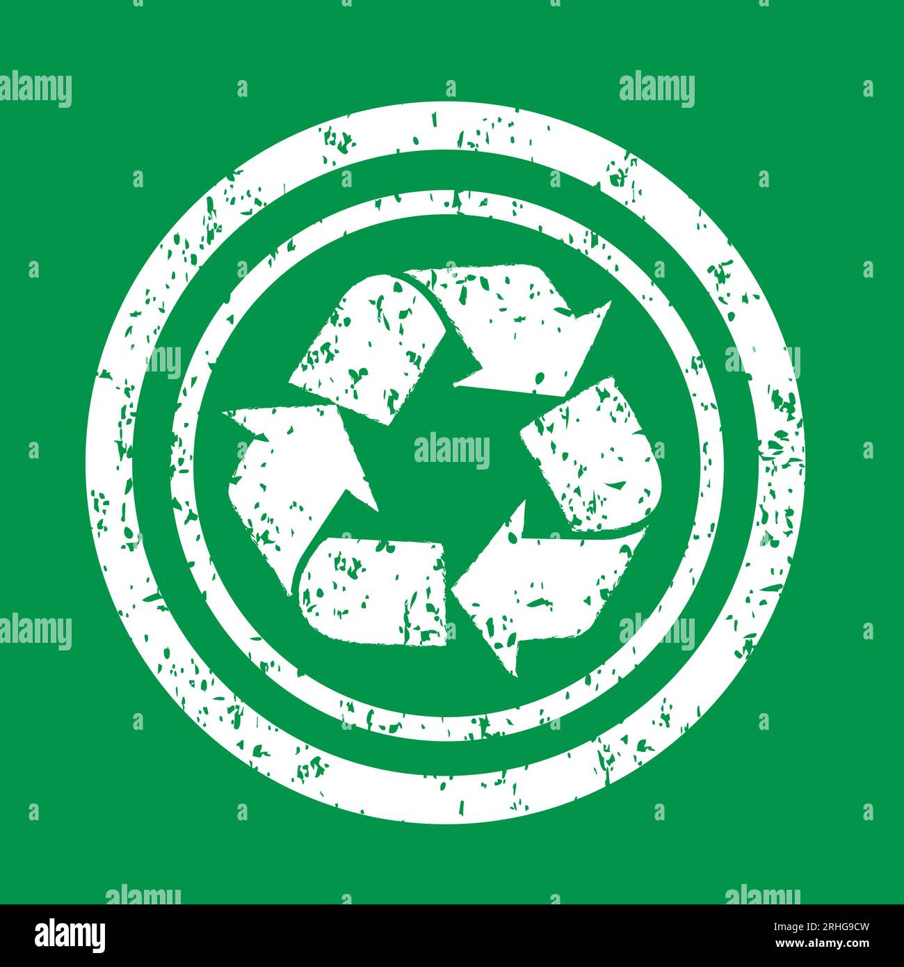 vector green set of recycled signs Stock Vector Image & Art - Alamy