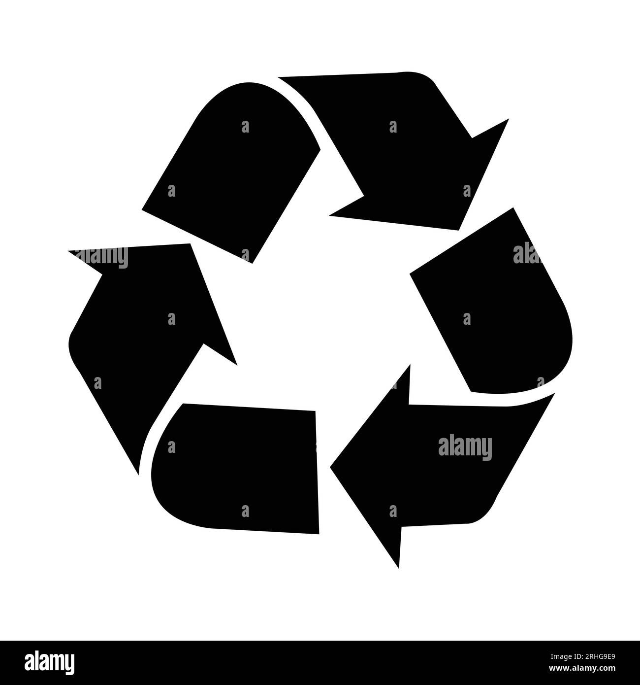 vector green set of recycled signs Stock Vector Image & Art - Alamy