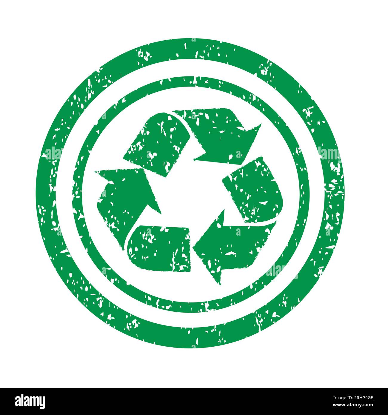 vector green set of recycled signs Stock Vector Image & Art - Alamy