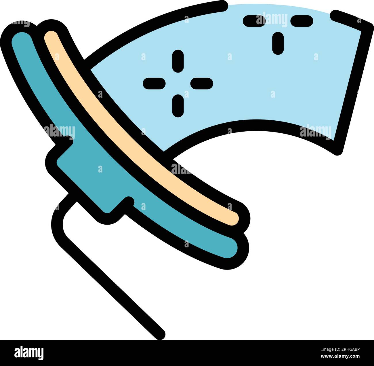 Window windshield wiper icon outline vector. Car windscreen. Rain clean ...