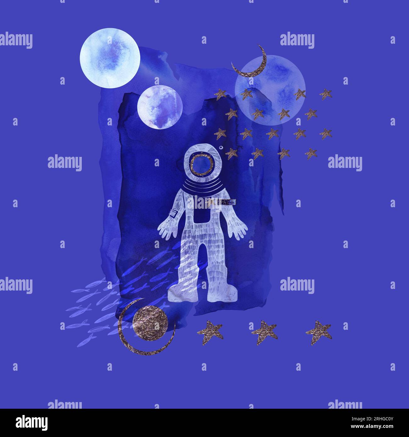 Mercury space travel poster hi-res stock photography and images - Alamy