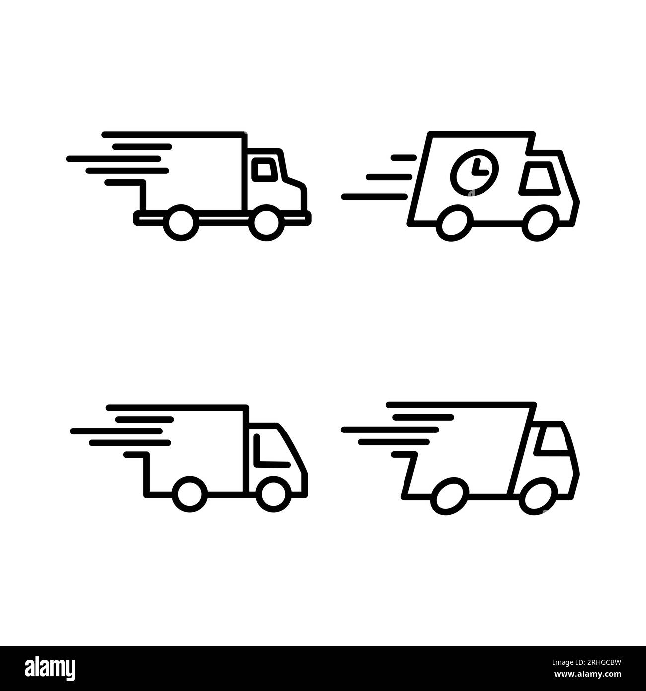 Delivery icon vector. Shipping fast delivery icon Stock Vector Image ...