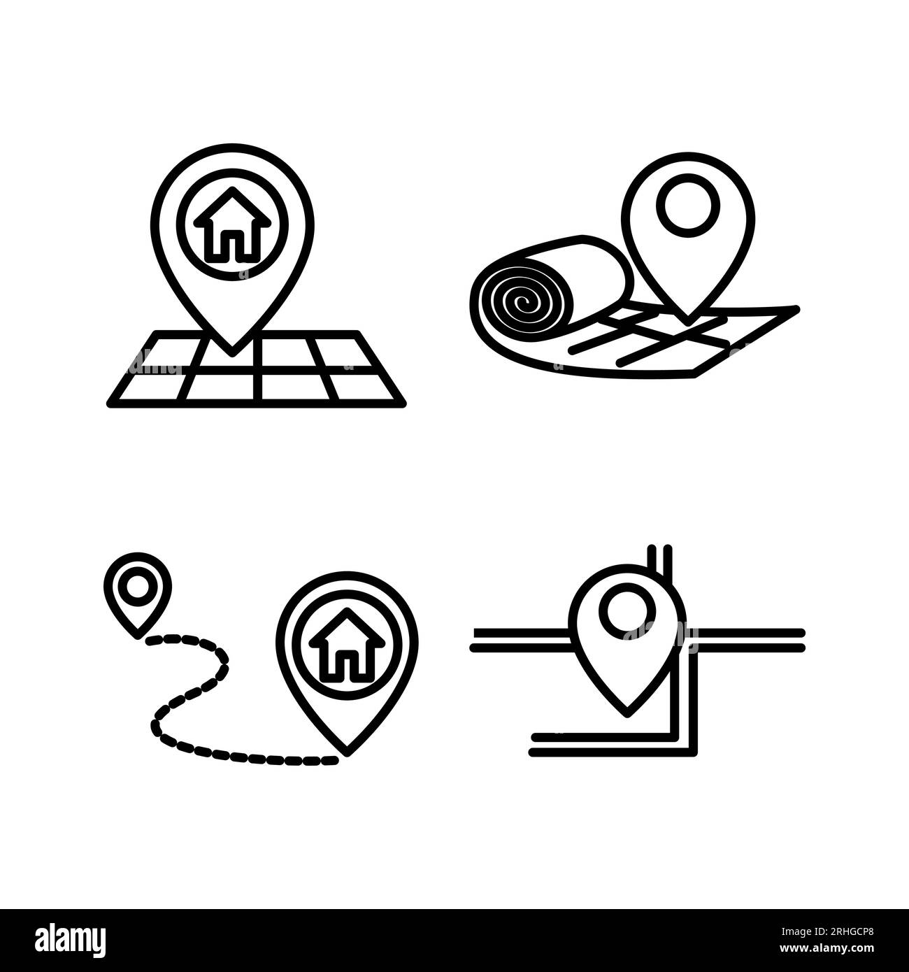 Address icon vector. location icon. address symbol. pin Stock Vector ...