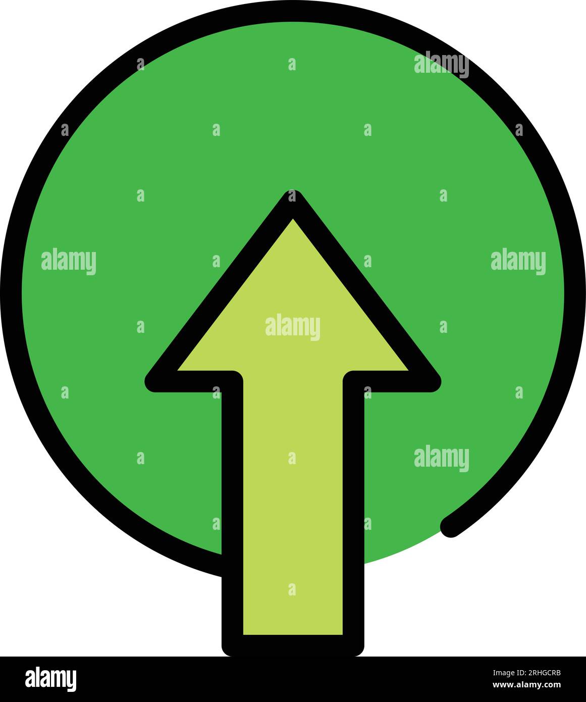 Arrow location icon outline vector. Gps map. Destination direction ...