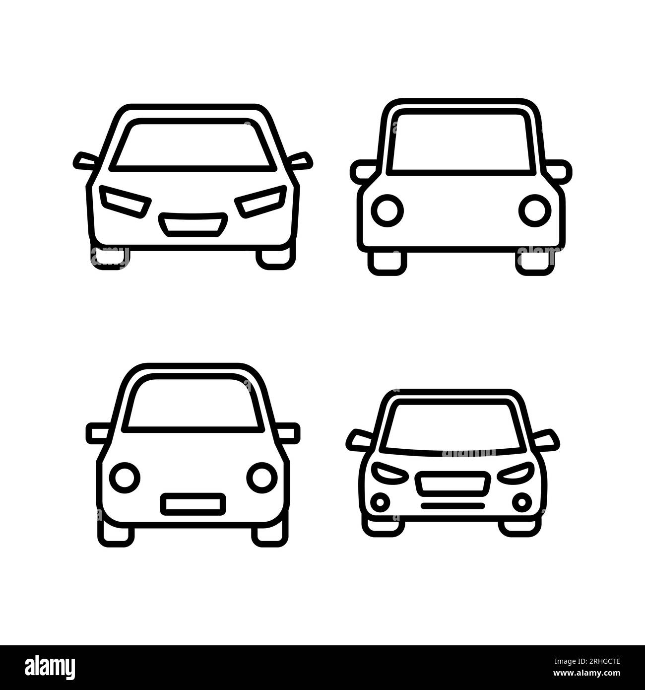 Car icon vector. Car sign. sedan Stock Vector Image & Art - Alamy