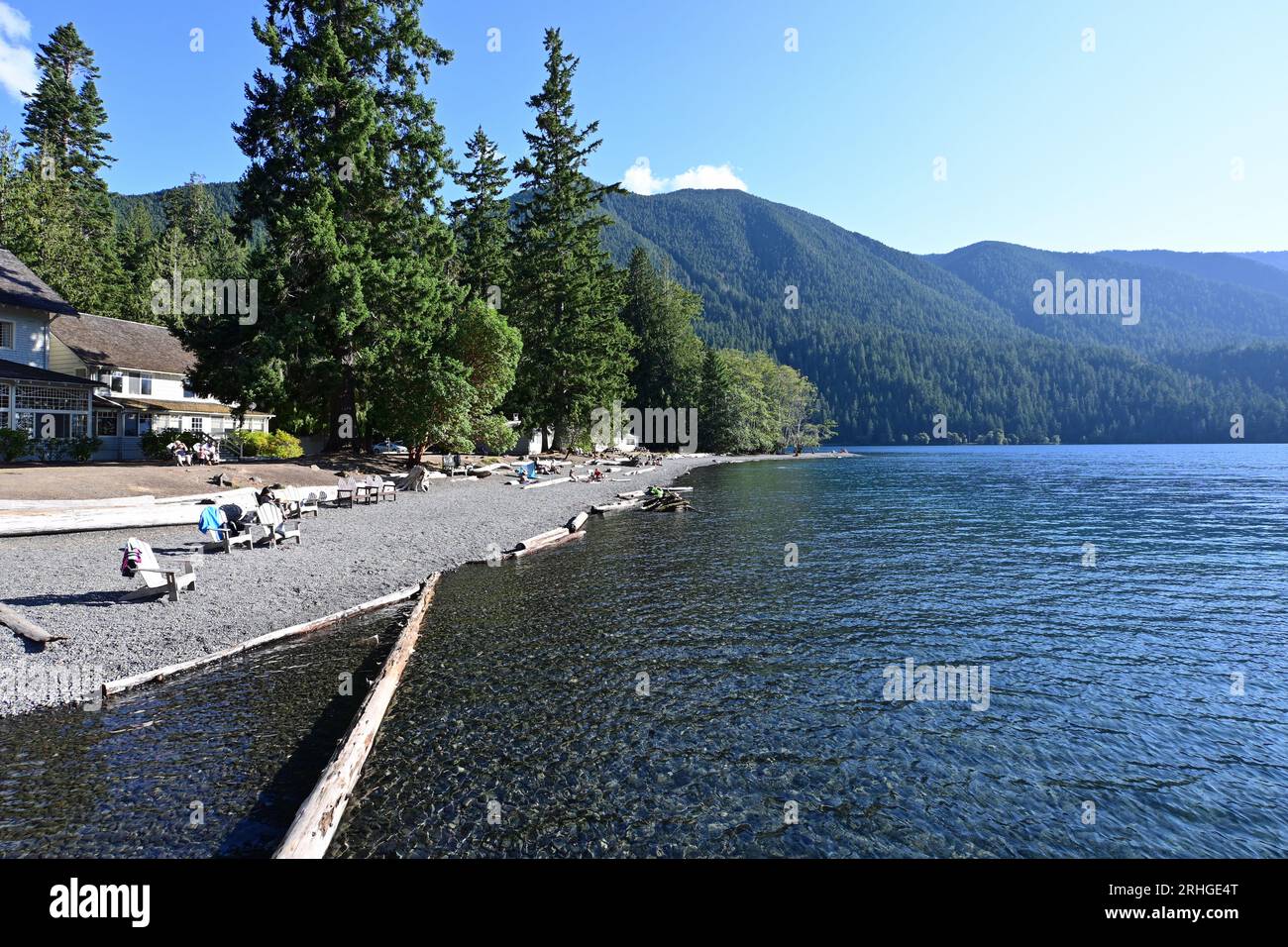 Olympic National Park, Washington - July 31, 2023 - Lake Crescent Lodge ...