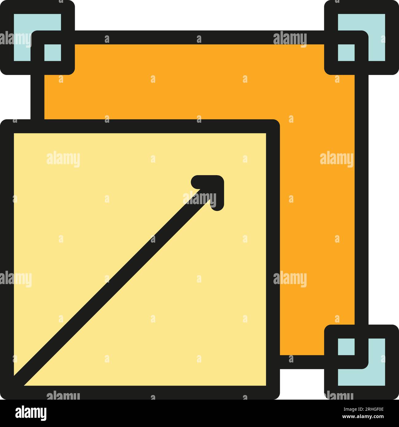 Edit tool icon outline vector. Stroke data. Editor pictogram color flat ...