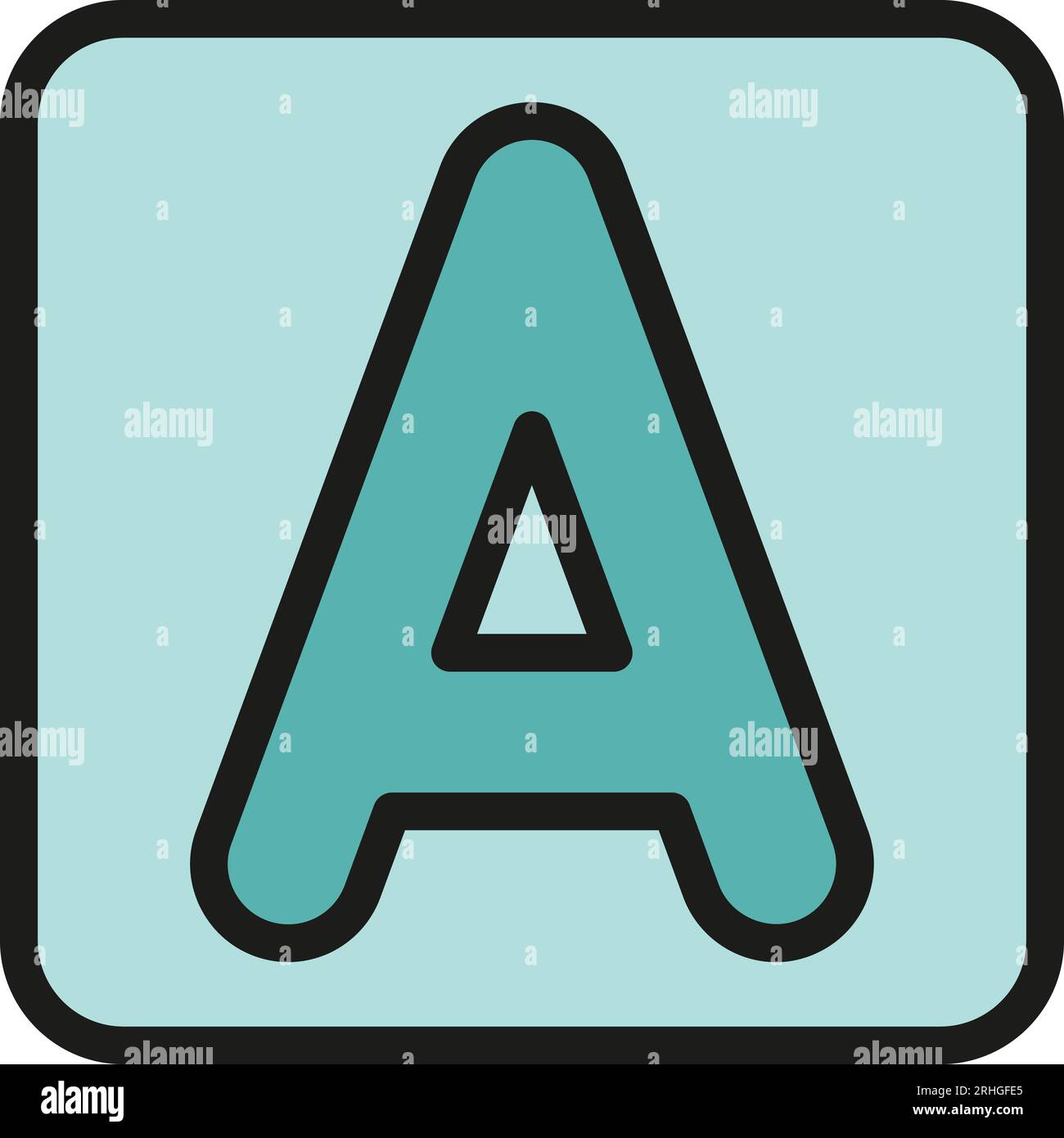 Letter design icon outline vector. Rotate interface. Digital pencil ...