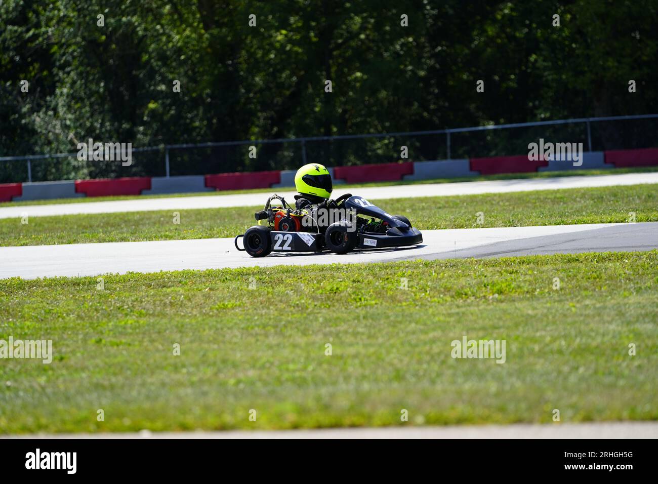 Adult go-kart drivers raced in national races at Badger Kart club Wolf ...