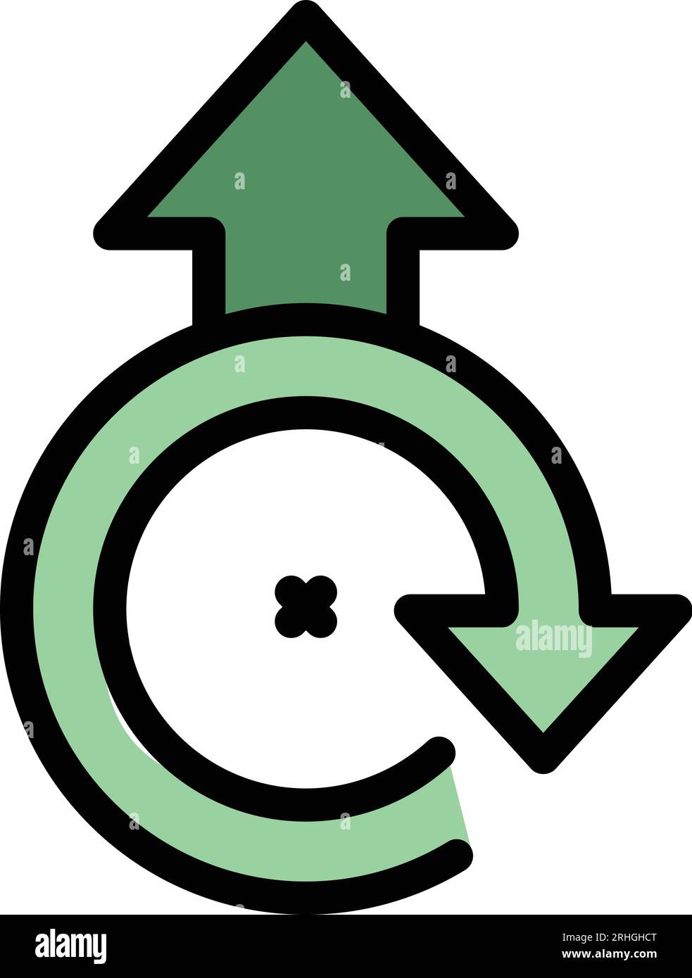 Gear skill icon outline vector. Core mission. Culture company color ...