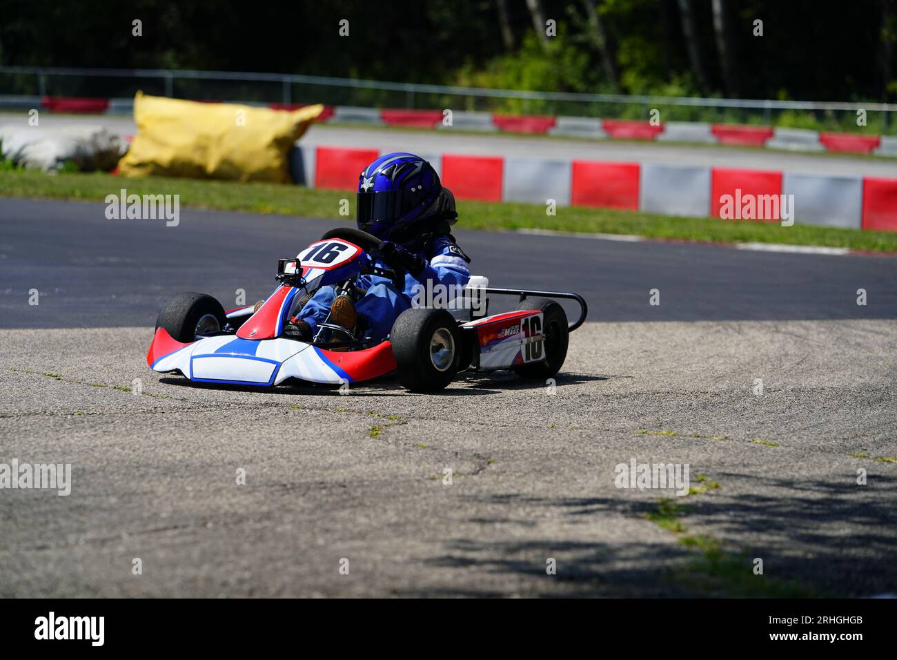 Adult go-kart drivers raced in national races at Badger Kart club Wolf ...