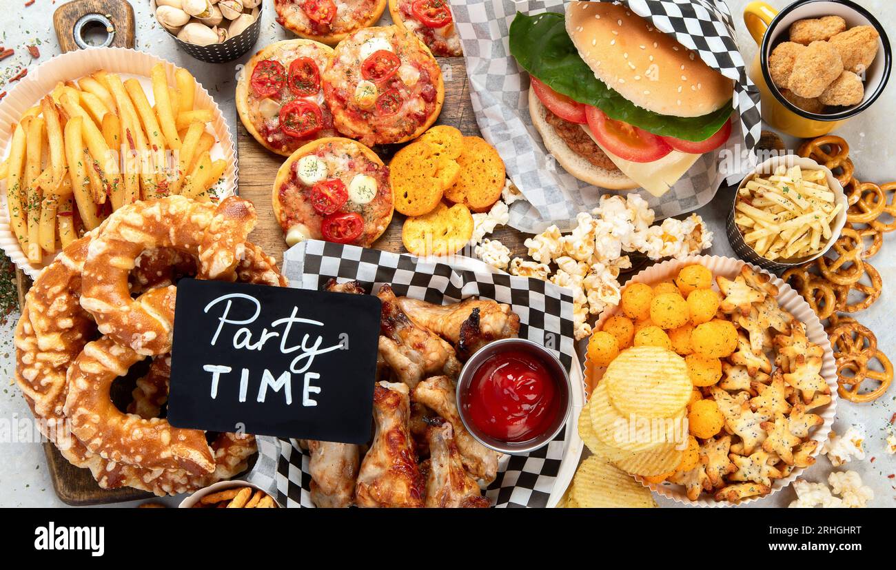 Variety Of Fast Food