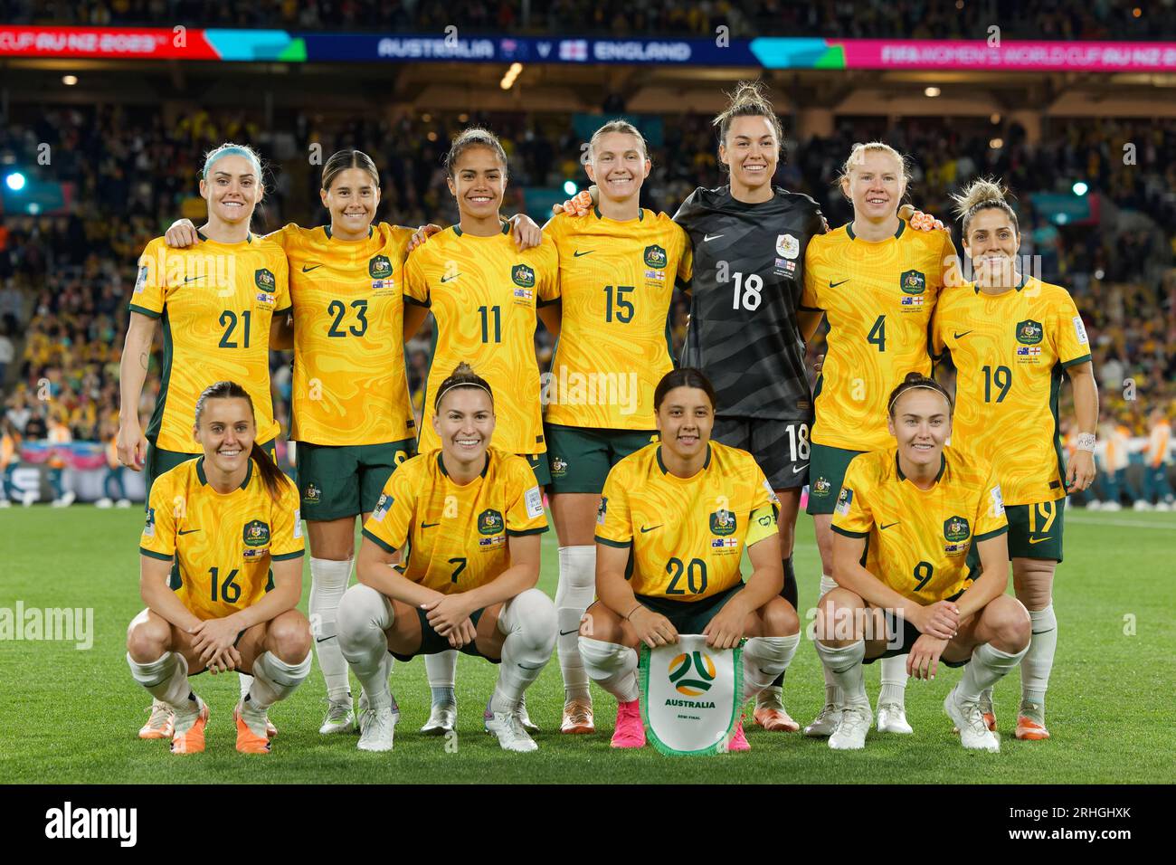 Sydney Australia 16th Aug 2023 Australian Players Pose For A Team