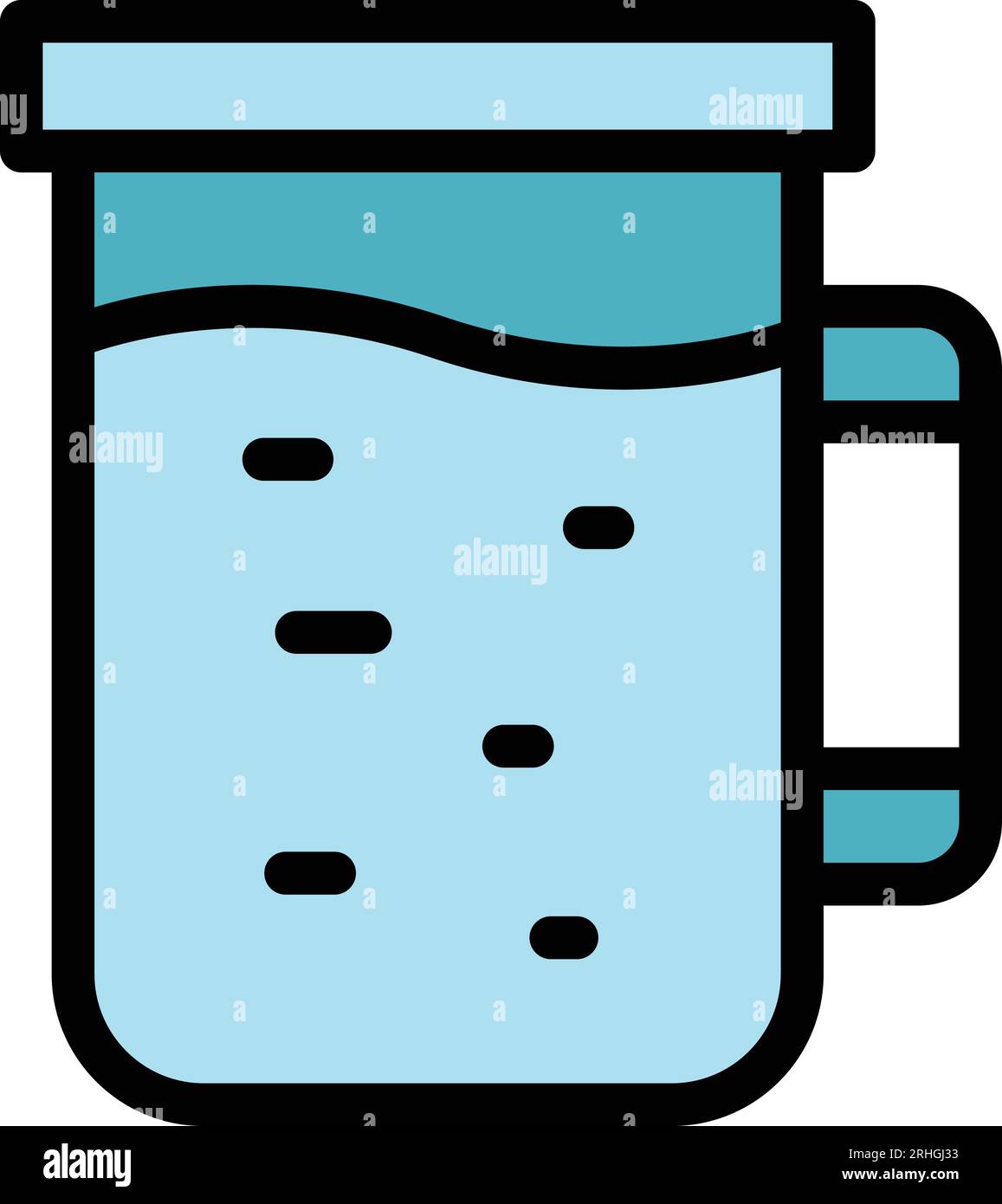 Diet water glass icon outline vector. Body energy. Human nutrition ...