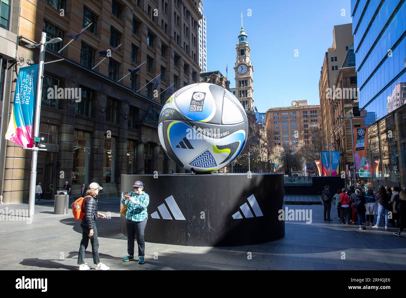 2023 FIFA womens soccer football World Cup, giant replica of official ...