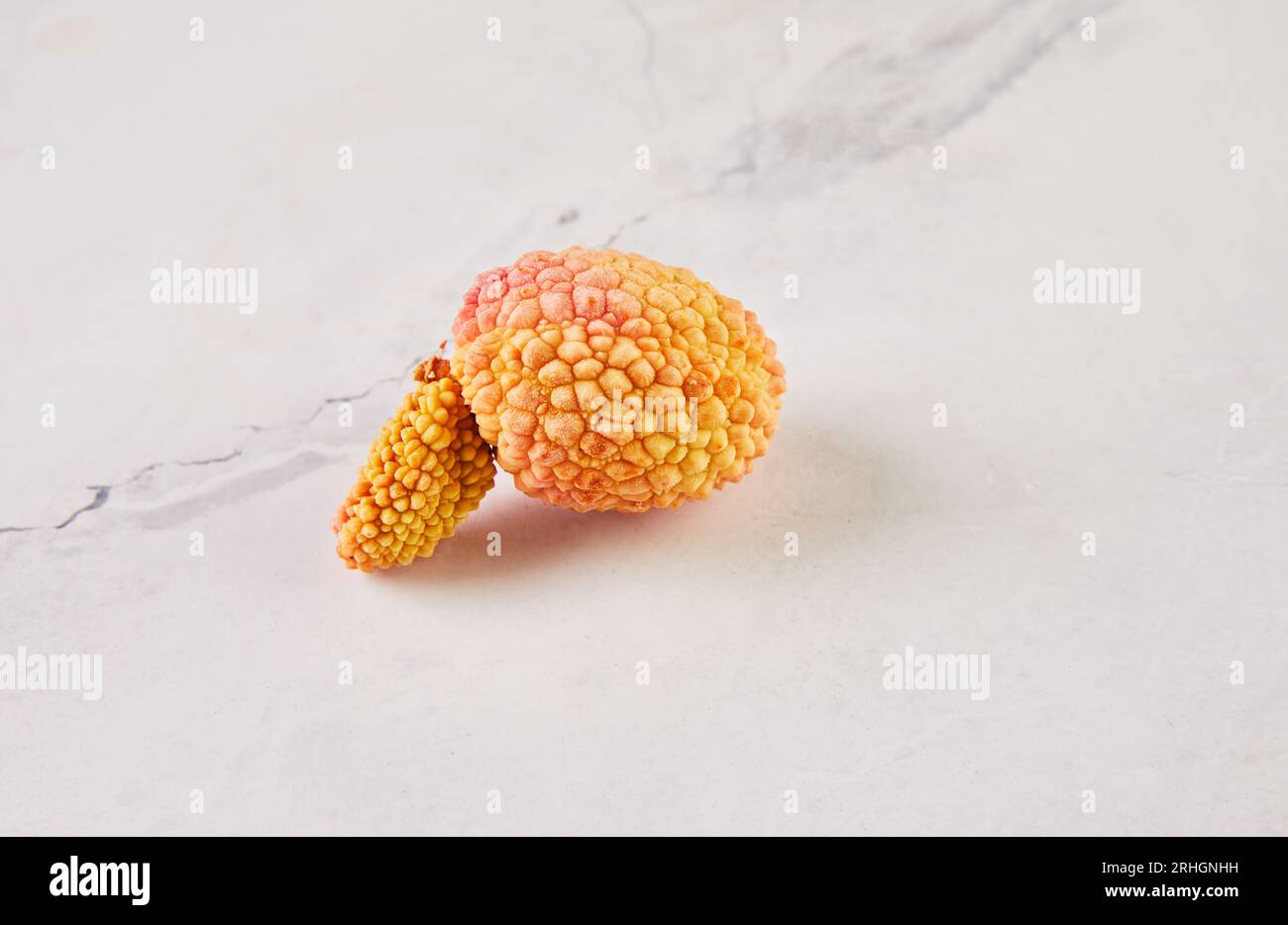 Nature's Oddity, ugly, irregularly shaped Lychee, stands out against ...