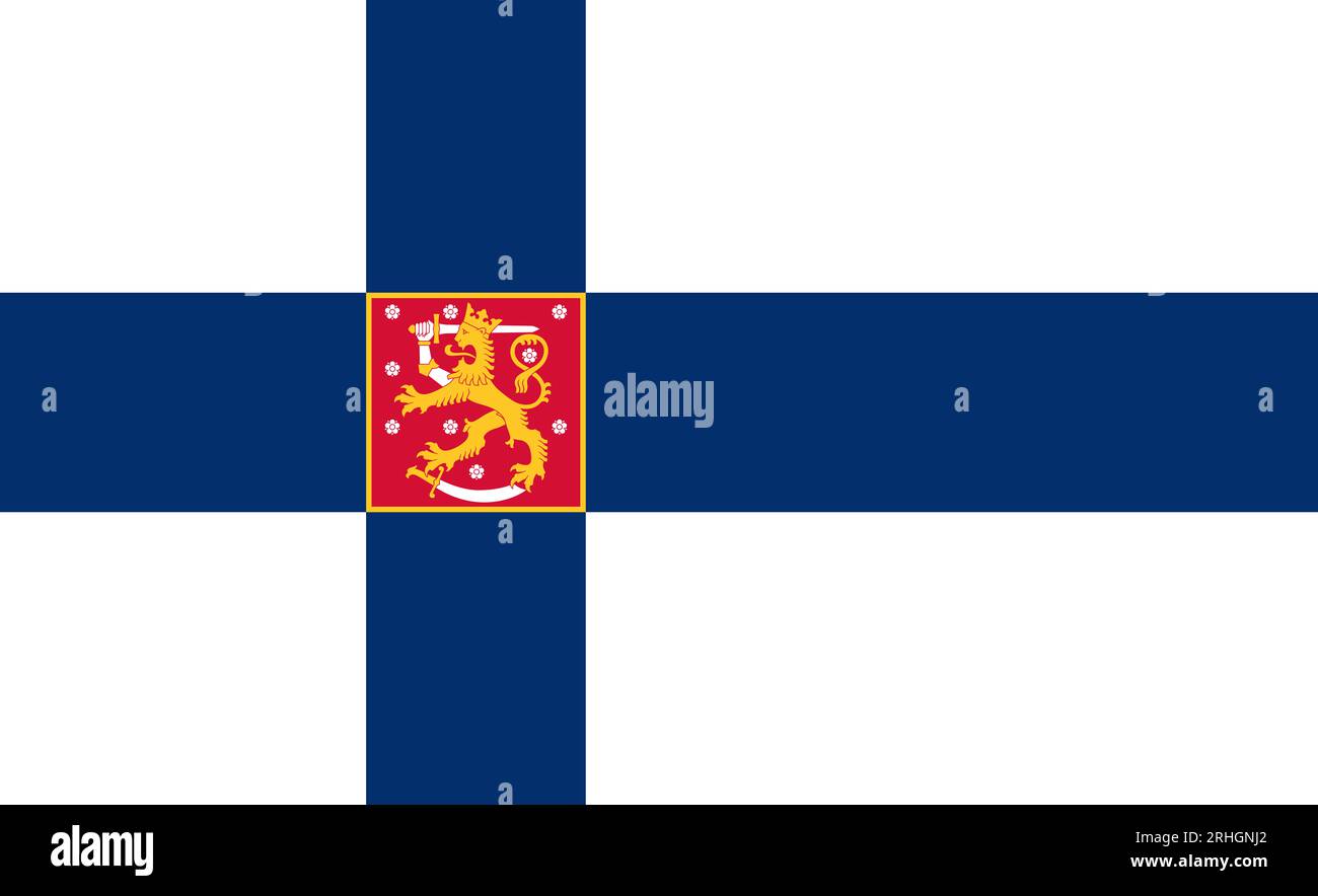 Finnish republic flag hi-res stock photography and images - Alamy