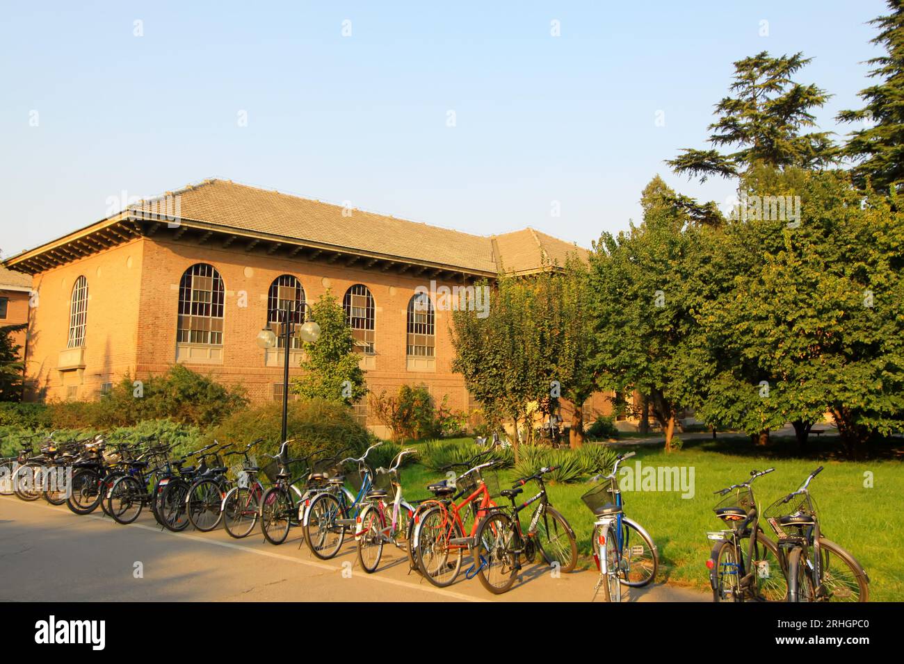 Tsinghua university campus architecture and landscape in Beijing Stock ...
