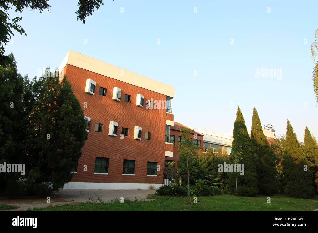 Tsinghua university campus architecture and landscape Stock Photo - Alamy