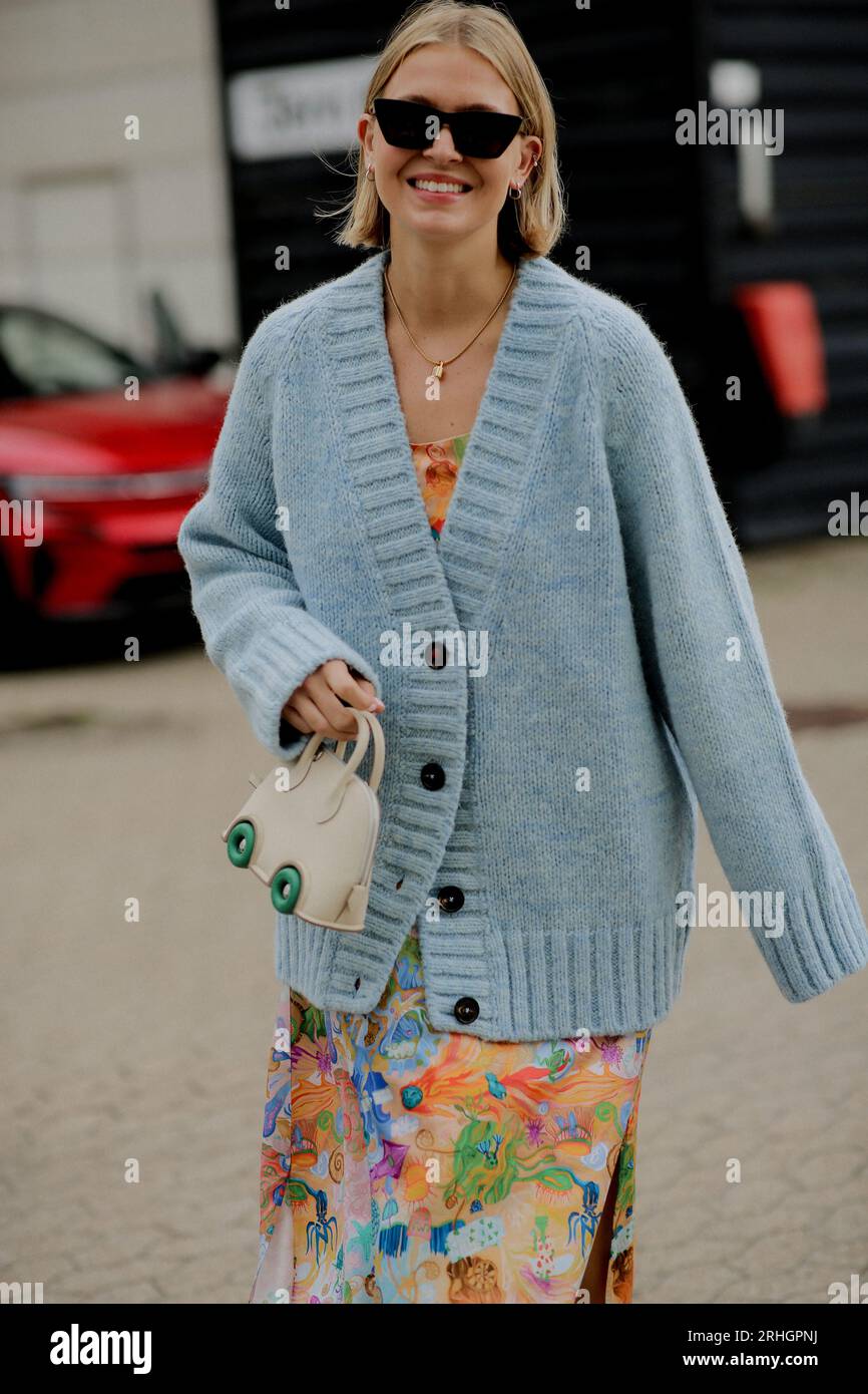 Copenhagen, Denmark. 10th Aug, 2023. Street style, Hollie Mercedes ...