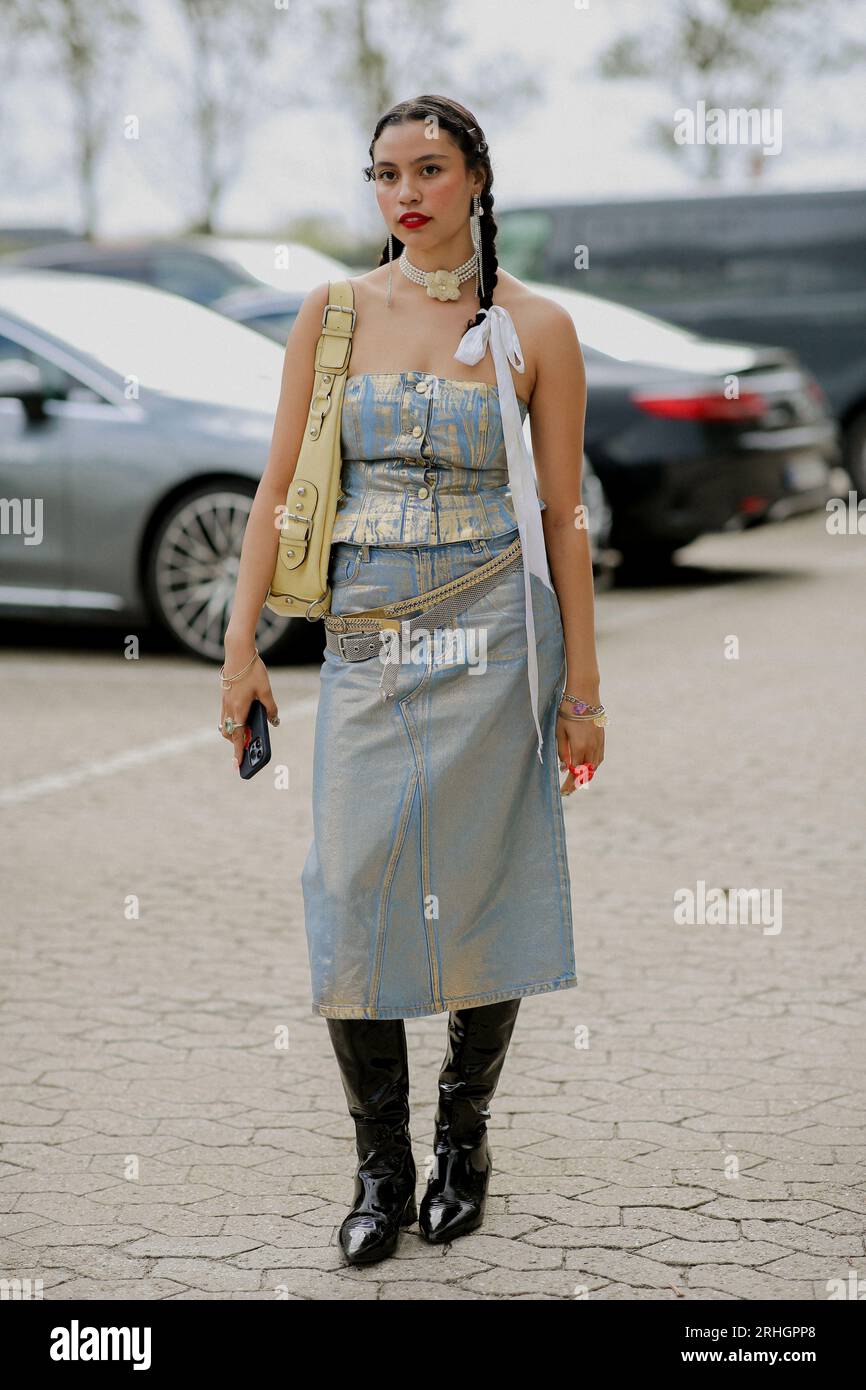 Copenhagen, Denmark. 10th Aug, 2023. Street style, Jazmine Rogers ...