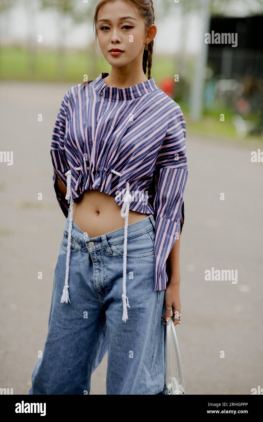 Copenhagen, Denmark. 10th Aug, 2023. Street style, Wincy Chua arriving ...