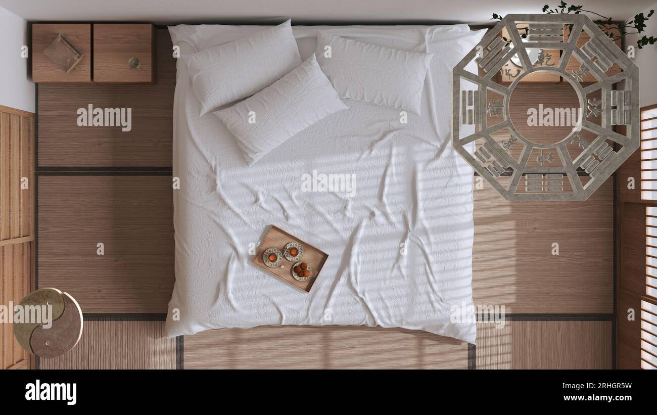 Interior design project with feng shui consultancy, japandi minimalist ...