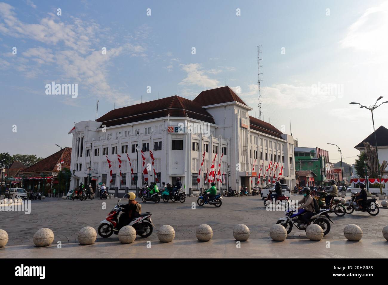 BNI Bank building, located near the zero kilometer point, was formerly ...