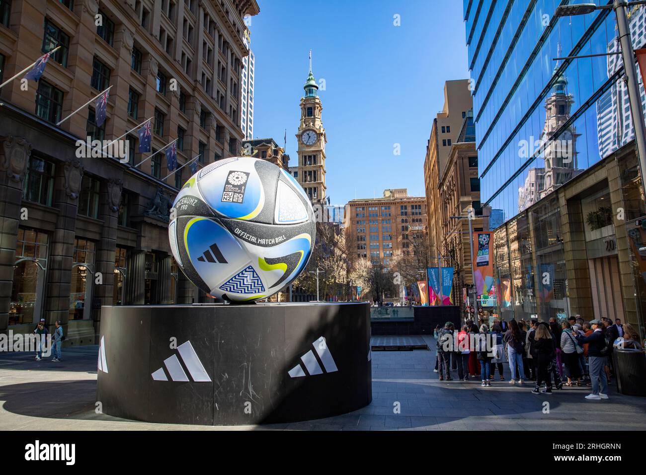 2023 FIFA womens soccer football World Cup, giant replica of official ...